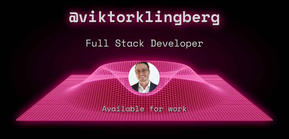Web3 Full Stack Developer in Sweden: @viktorklingberg | Web3 Jobs