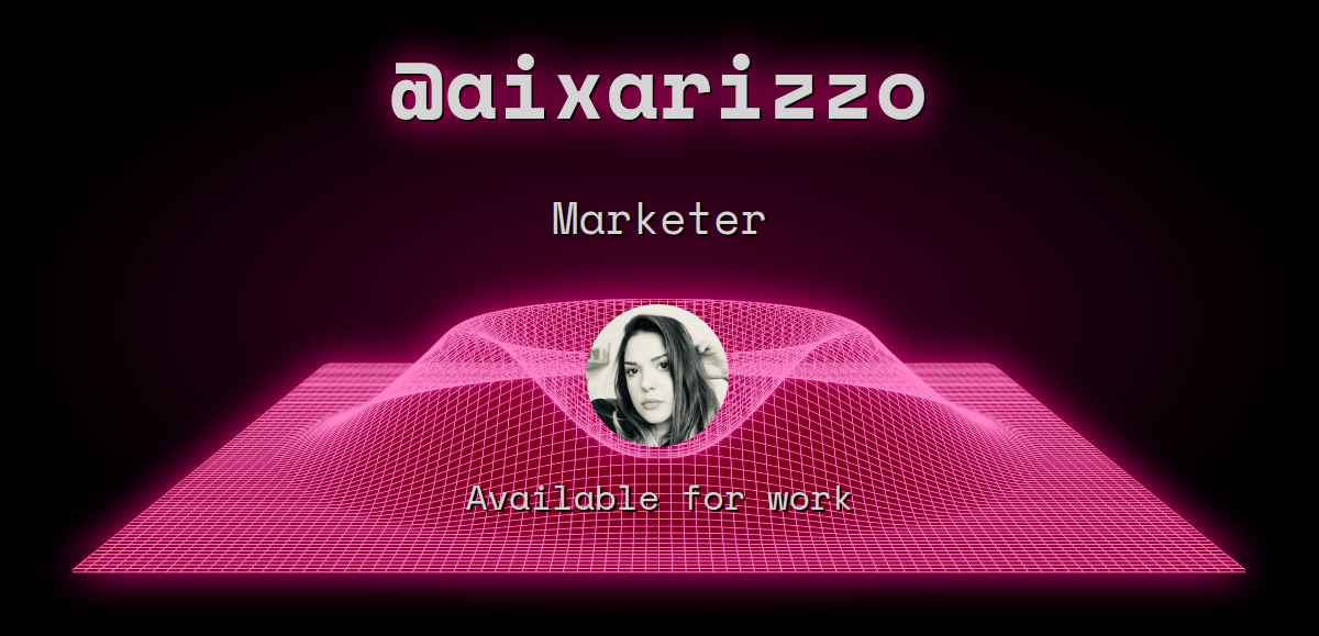 Web3 Marketer in Argentina: @aixarizzo | Web3 Jobs