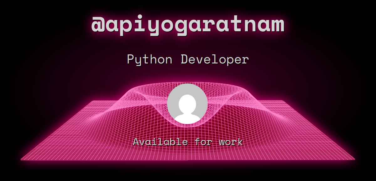 Web3 Python Developer in Canada: @apiyogaratnam | Web3 Jobs