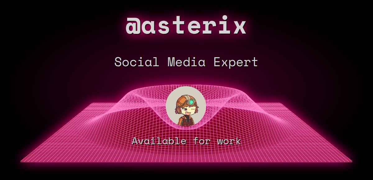 Web3 Social Media Expert in Ukraine: @asterix | Web3 Jobs