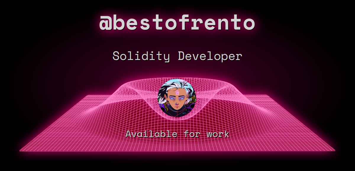Solidity Developer in Indonesia: @bestofrento | Web3 Jobs