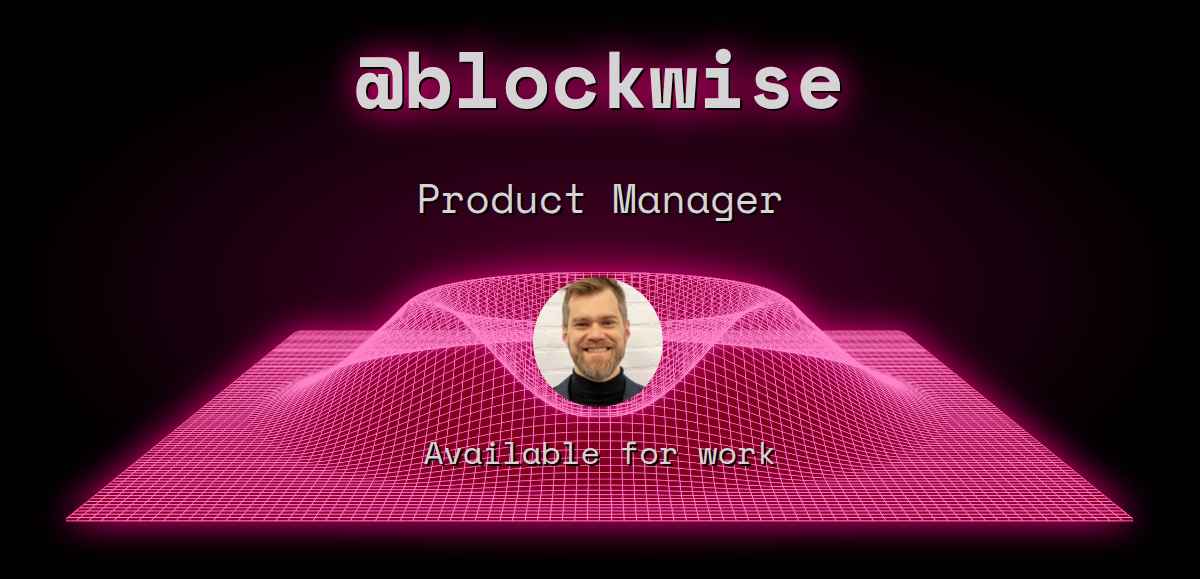 Web3 Product Manager in Netherlands: @blockwise | Web3 Jobs