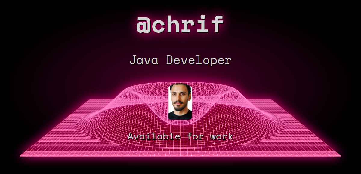 Web3 Java Developer in Tunisia: @chrif | Web3 Jobs