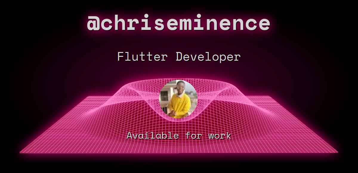 Web3 Flutter Developer in Nigeria: @chriseminence | Web3 Jobs