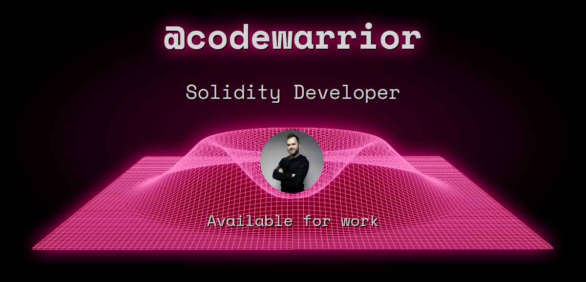 Solidity Developer in Poland: @codewarrior | Web3 Jobs