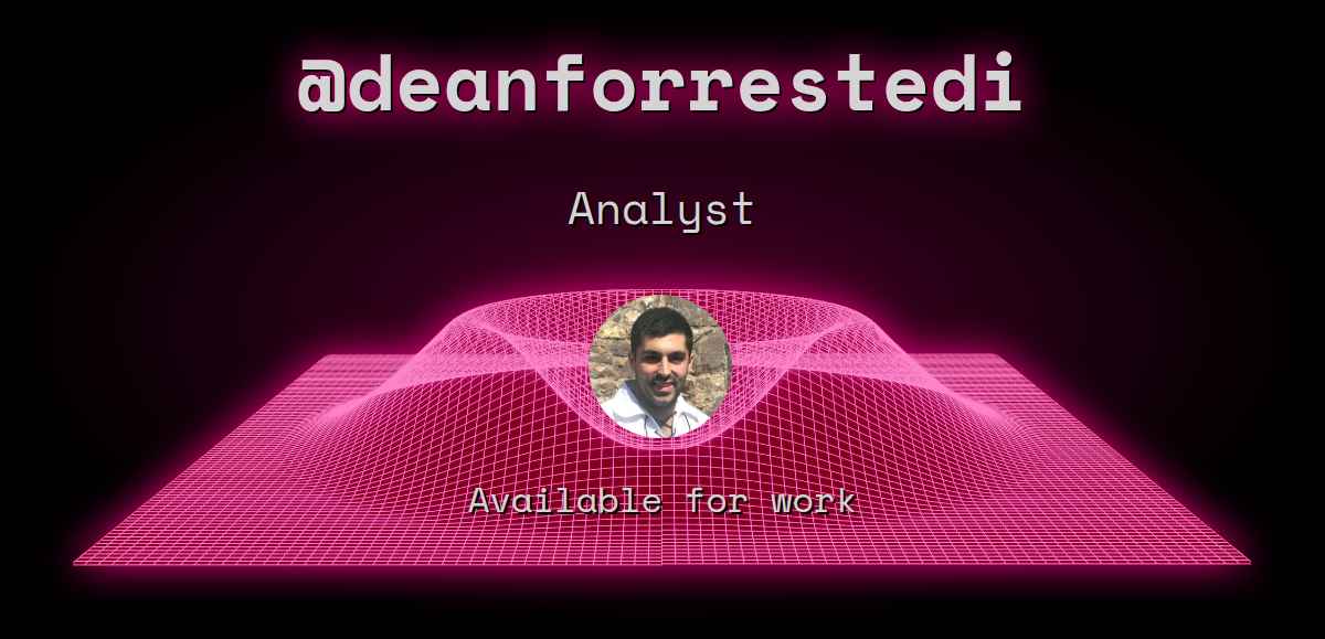 Web3 Analyst in United Kingdom: @deanforrestedi | Web3 Jobs