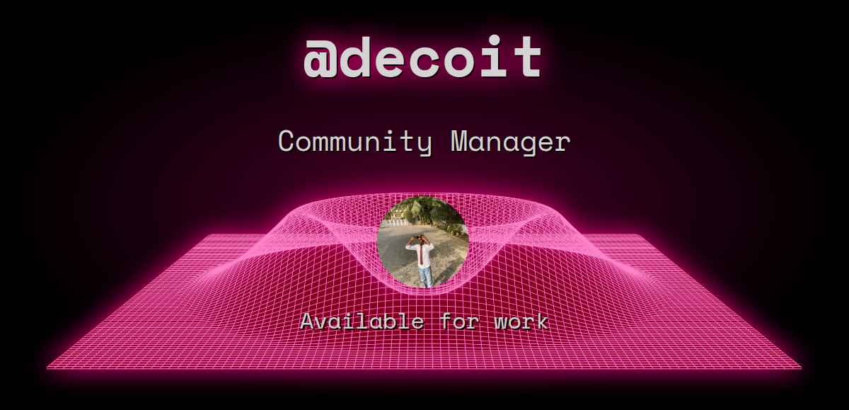 Web3 Community Manager in Nigeria: @decoit | Web3 Jobs