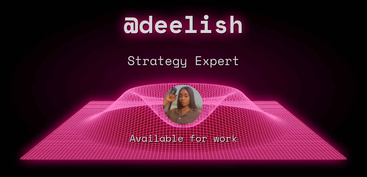 Web3 Strategy Expert in Nigeria: @deelish | Web3 Jobs