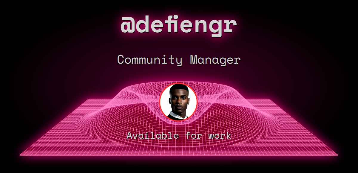 Web3 Community Manager in Morocco: @defiengr | Web3 Jobs