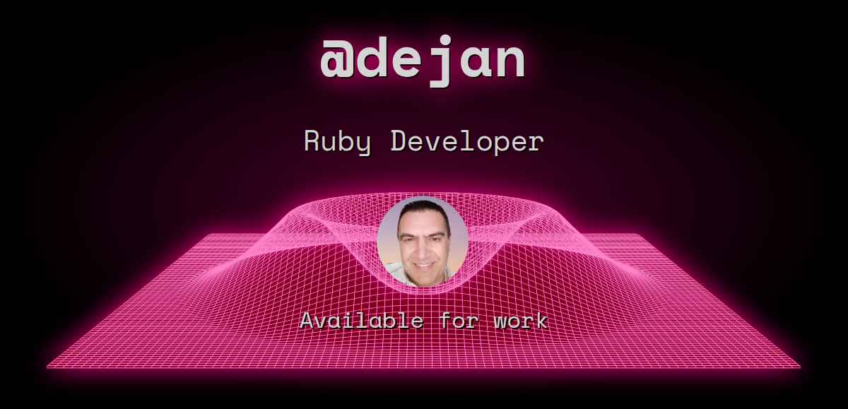 Web3 Ruby Developer in Serbia: @dejan | Web3 Jobs