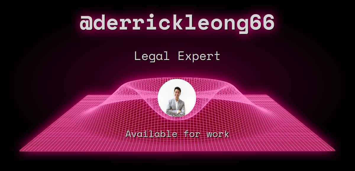 Web3 Legal Expert in Malaysia: @derrickleong66 | Web3 Jobs