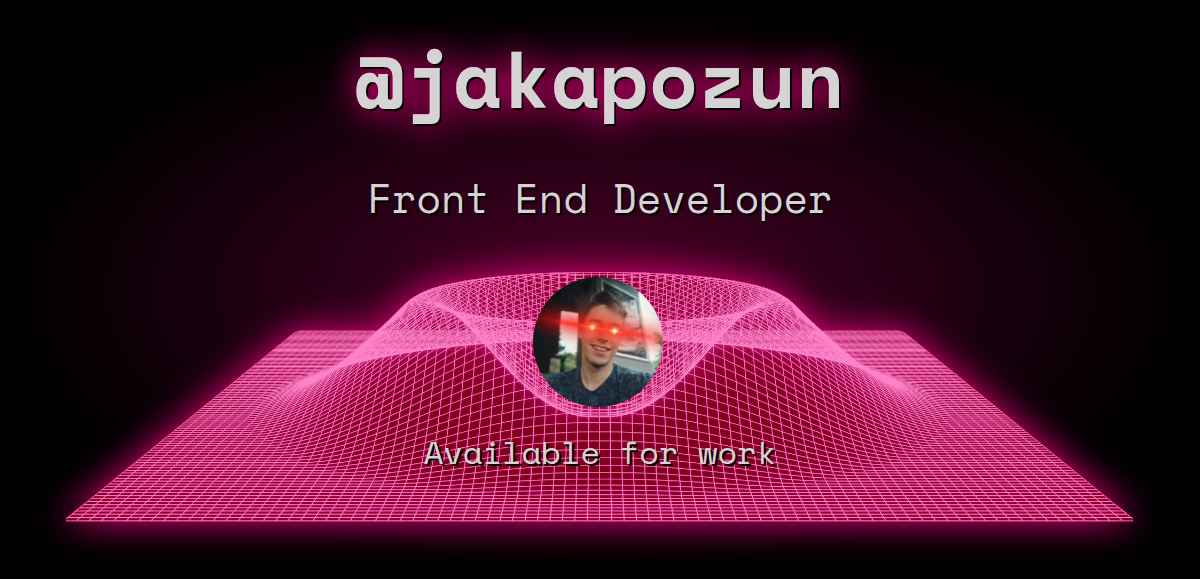 Web3 Front End Developer in Croatia: @jakapozun | Web3 Jobs