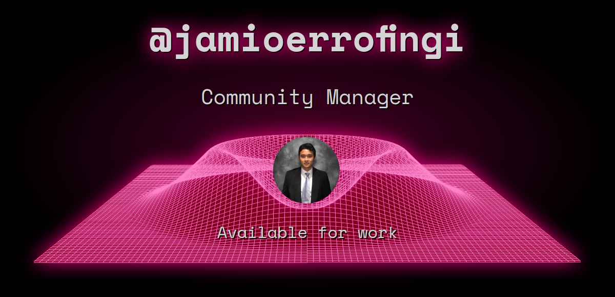 Web3 Community Manager in Indonesia: @jamioerrofingi | Web3 Jobs