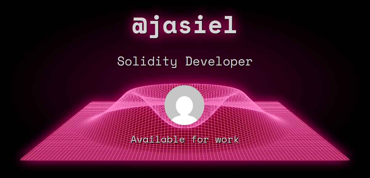 Solidity Developer in Nigeria: @jasiel | Web3 Jobs