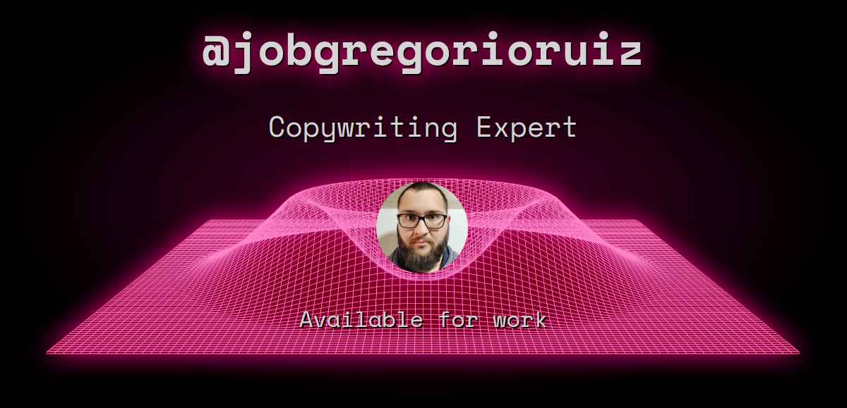 Web3 Copywriting Expert in Spain: @jobgregorioruiz | Web3 Jobs