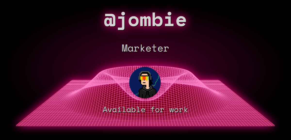 Web3 Marketer in China: @jombie | Web3 Jobs