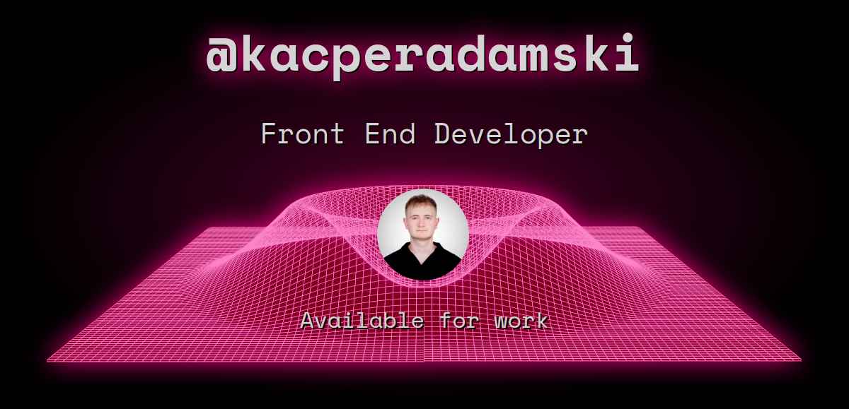 Web3 Front End Developer in United Kingdom: @kacperadamski | Web3 Jobs