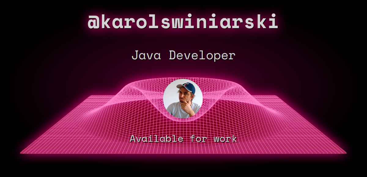 Web3 Java Developer in Poland: @karolswiniarski | Web3 Jobs