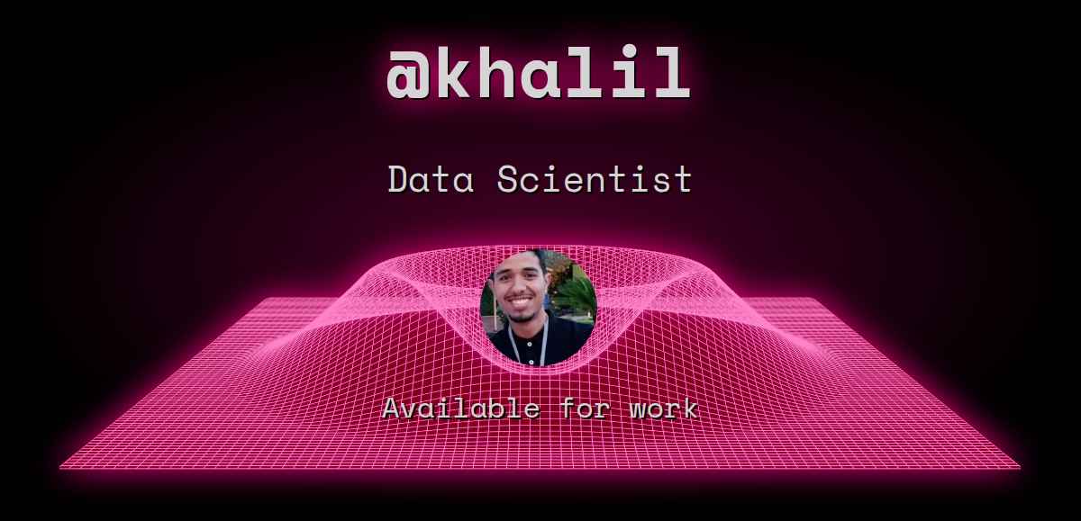 Web3 Data Scientist in Morocco: @khalil | Web3 Jobs