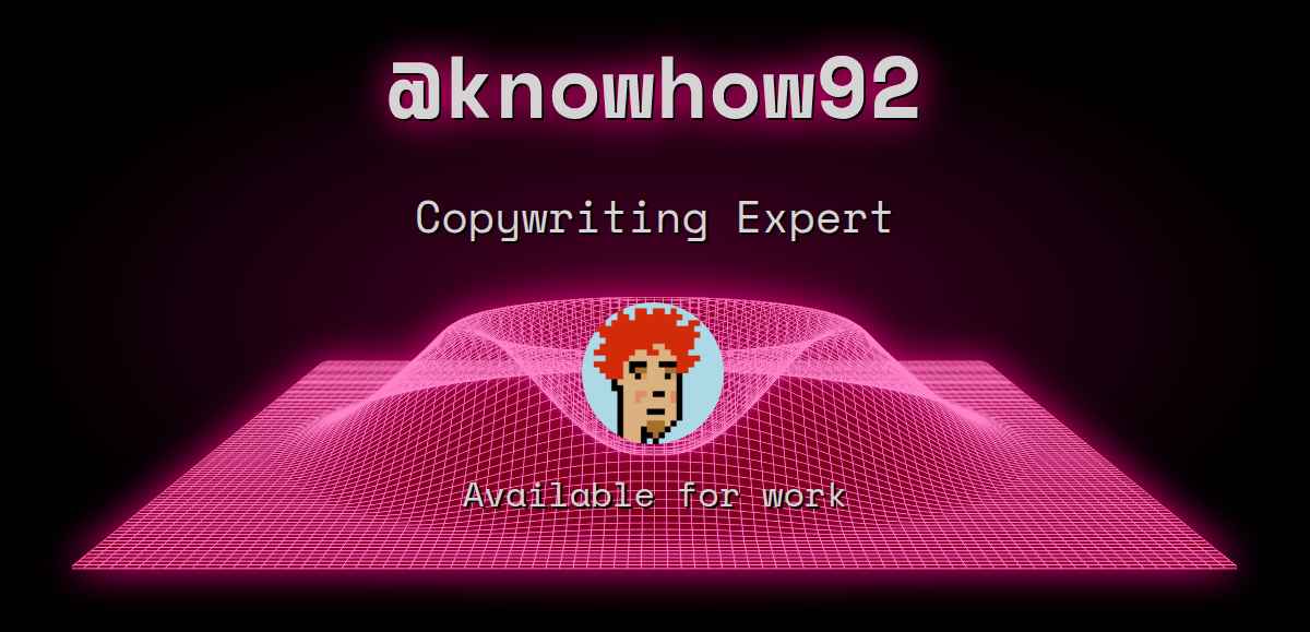Web3 Copywriting Expert in Greece: @knowhow92 | Web3 Jobs