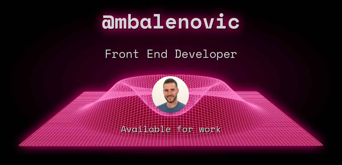 Web3 Front End Developer in Croatia: @mbalenovic | Web3 Jobs