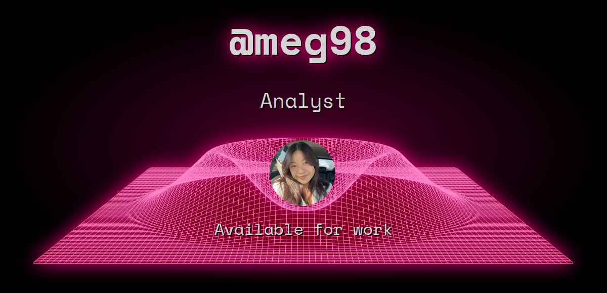 Web3 Analyst in Canada: @meg98 | Web3 Jobs