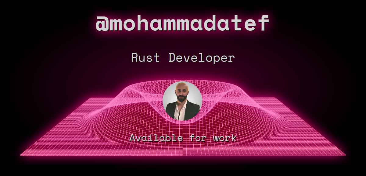 Web3 Rust Developer in Egypt: @mohammadatef | Web3 Jobs