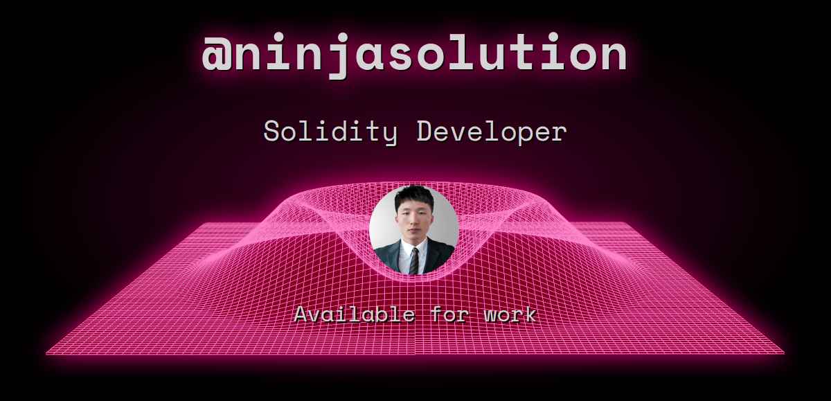 Solidity Developer in Ukraine: @ninjasolution | Web3 Jobs