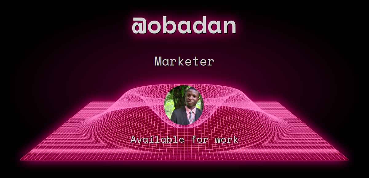 Web3 Marketer in Nigeria: @obadan | Web3 Jobs