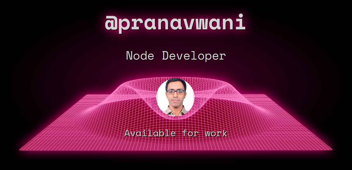 Web3 Node.js Developer in India: @pranavwani | Web3 Jobs