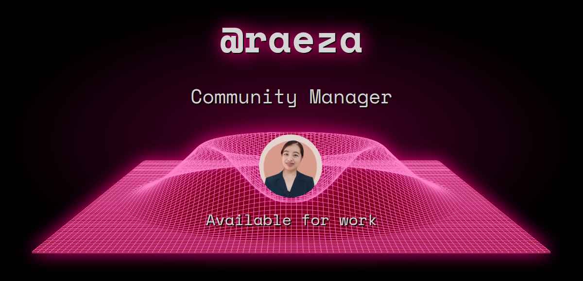 Web3 Community Manager in Philippines: @raeza | Web3 Jobs