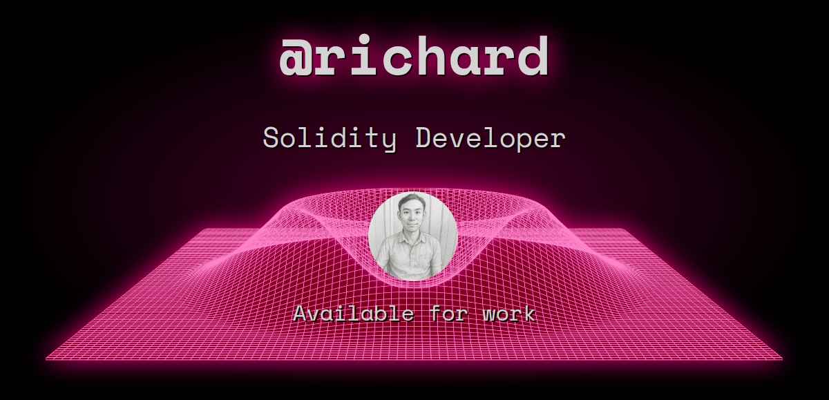 Solidity Developer in Philippines: @richard | Web3 Jobs