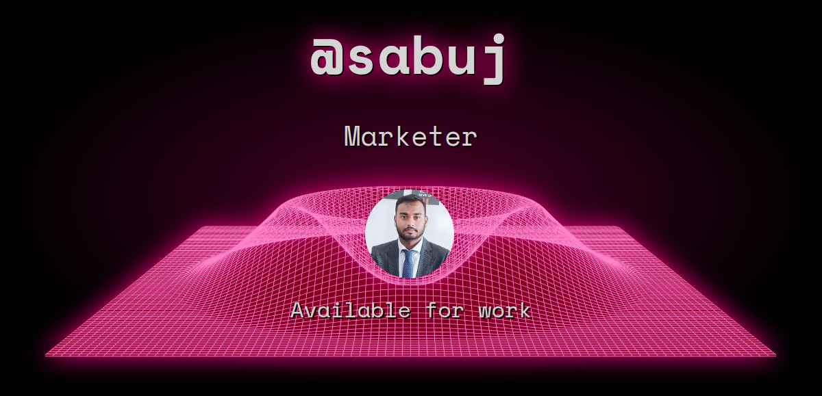 Web3 Marketer in Bangladesh: @sabuj | Web3 Jobs