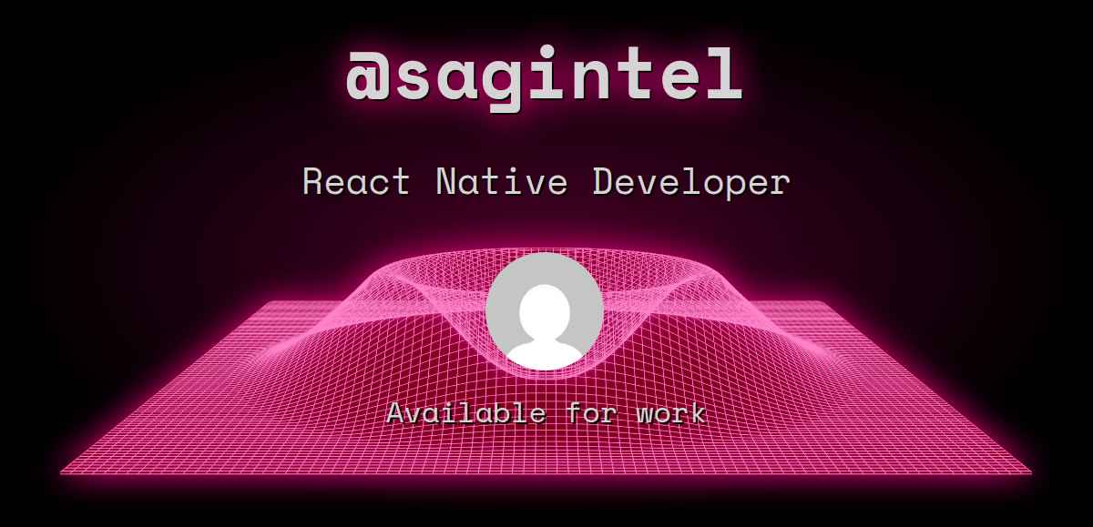 Web3 React Native Developer : @sagintel | Web3 Jobs
