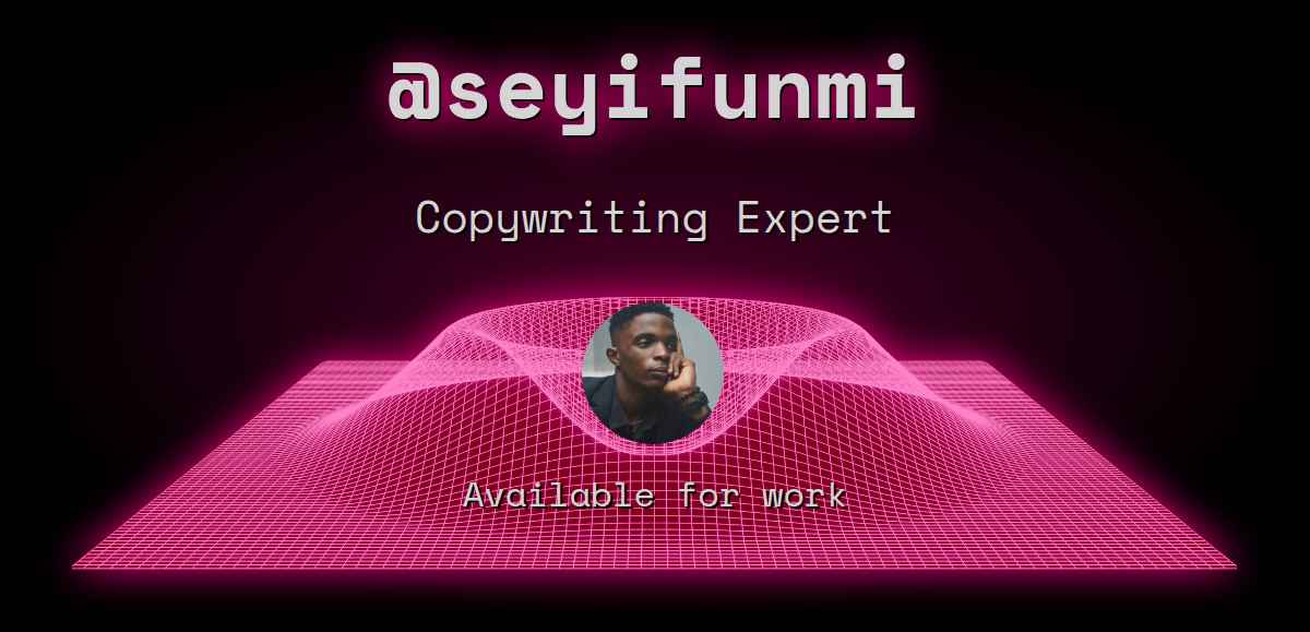 Web3 Copywriting Expert in Nigeria: @seyifunmi | Web3 Jobs