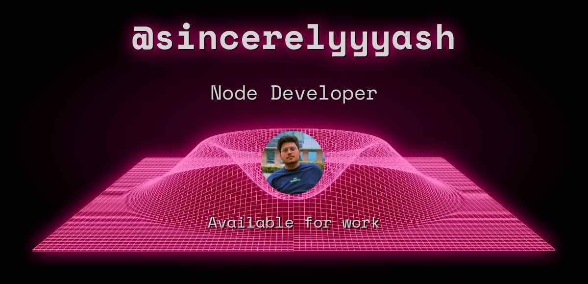 Web3 Node.js Developer in India: @sincerelyyyash | Web3 Jobs