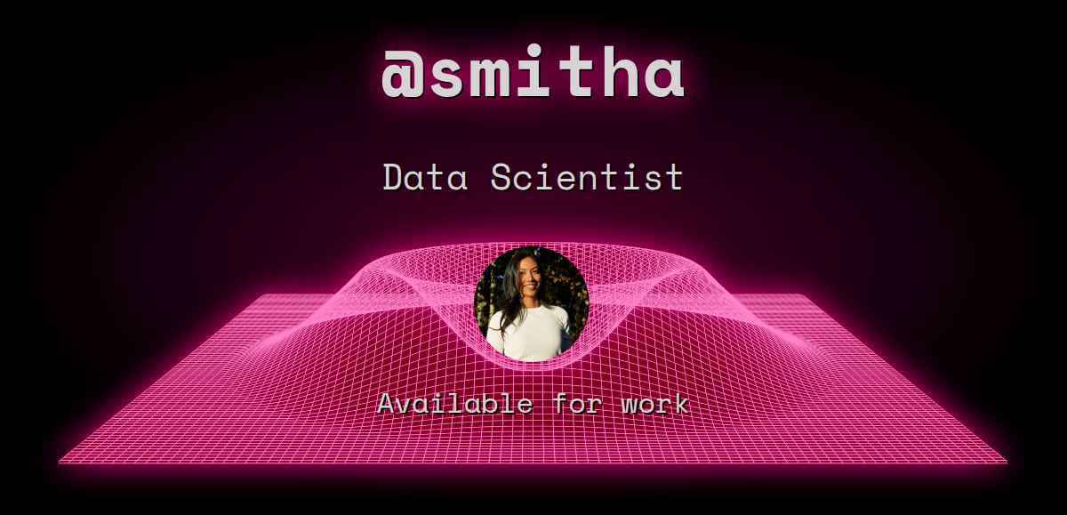Web3 Data Scientist in Canada: @smitha | Web3 Jobs