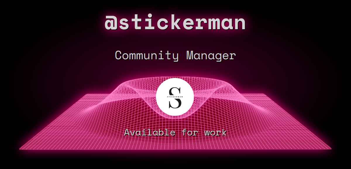 Web3 Community Manager in Nigeria: @stickerman | Web3 Jobs