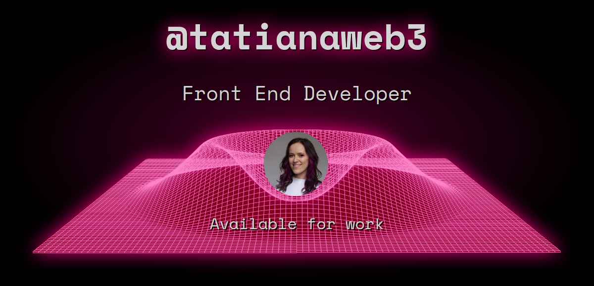 Web3 Front End Developer in South Korea: @tatianaweb3 | Web3 Jobs