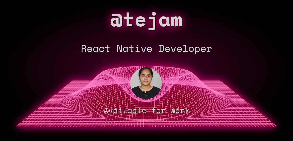 Web3 React Native Developer in India: @tejam | Web3 Jobs