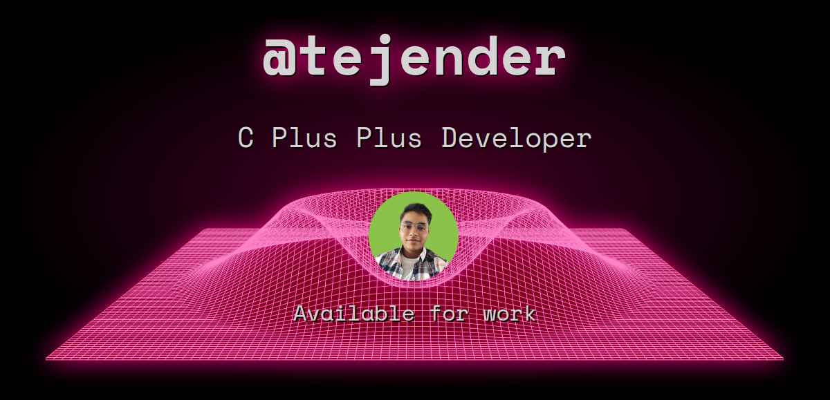 Web3 C++ Developer in India: @tejender | Web3 Jobs