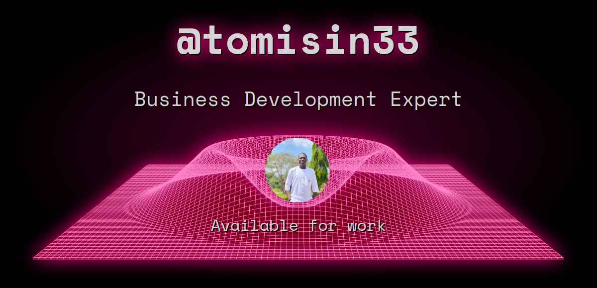 Web3 Business Development Expert in Nigeria: @tomisin33 | Web3 Jobs