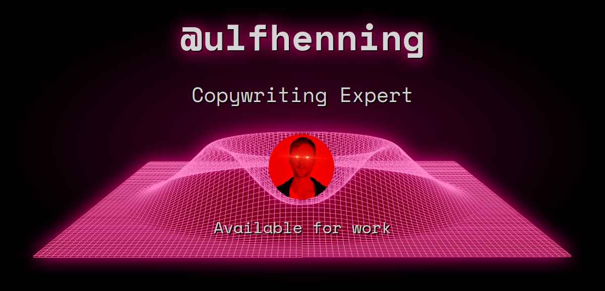 Web3 Copywriting Expert in Brazil: @ulfhenning | Web3 Jobs