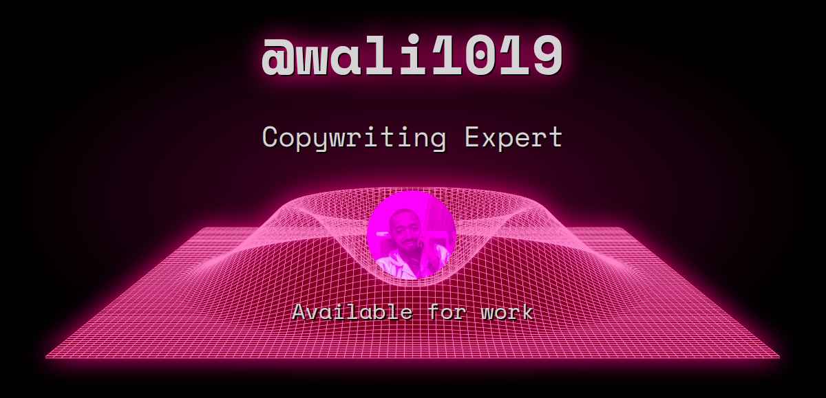 Web3 Copywriting Expert in Nigeria: @wali1019 | Web3 Jobs
