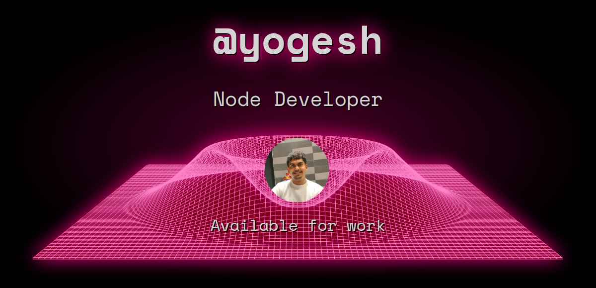 Web3 Node.js Developer in India: @yogesh | Web3 Jobs