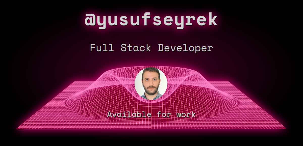 Web3 Full Stack Developer in Turkey: @yusufseyrek | Web3 Jobs
